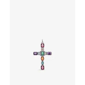 THOMAS SABO Magic Stones Cross Pendant - Multicoloured