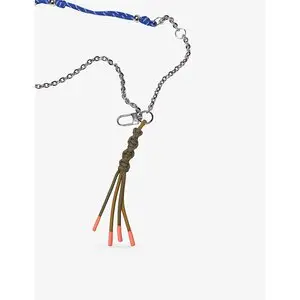 Maje Chain Cord Bag Charm - Multi-coloured