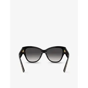 Dolce & Gabbana Butterfly Frame Acetate Sunglasses
