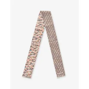 Marni Printed Slim Silk Scarf - Crc24