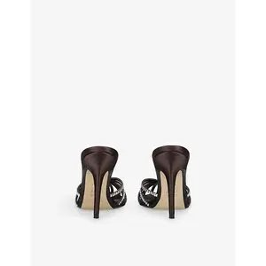 ALEVI MILANO Emily 95 Satin Heeled Mules