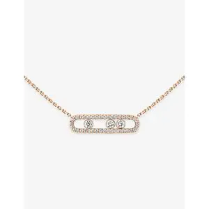 Messika Baby Move Pavé 18ct Gold And Diamond Necklace