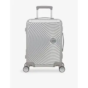 AMERICAN TOURISTER Soundbox Expandable Four-wheel Shell Cabin Suitcase 55cm - Silver