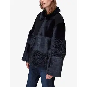 Whistles Relaxed-fit Shearling Coat