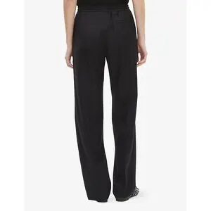 The Kooples Drawstring-waist Wool Trousers