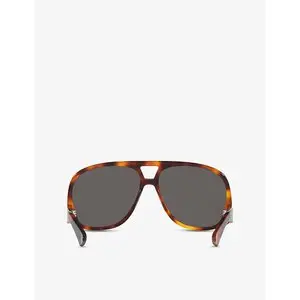 Saint Laurent Sl 652 Pilot-frame Acetate Sunglasses