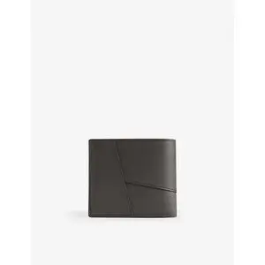 Loewe Puzzle Bifold Leather Wallet - Dark Grey