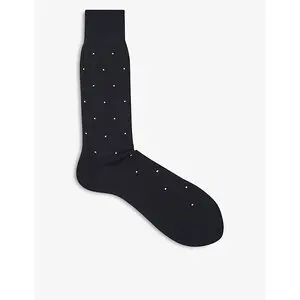 REISS Mario Spot-print Cotton Socks