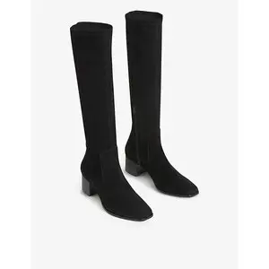 Whistles Blair Zipped Suede Knee-high Boots
