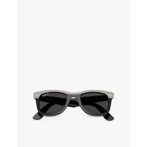 Ray-ban Wayfarer Rectangle-frame Acetate Sunglasses