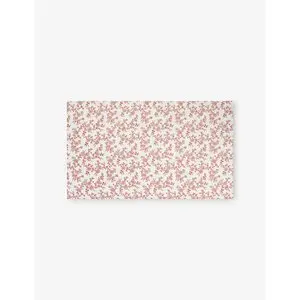 ANNA + NINA Whimsical Rose Cotton Tablecloth - Red