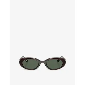 Ray-ban Pillow-frame Acetate Sunglasses - Brown