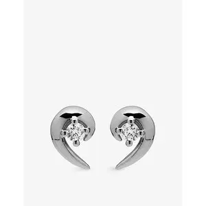SHAUN LEANE Sterling & Diamond Stud Earrings - Silver