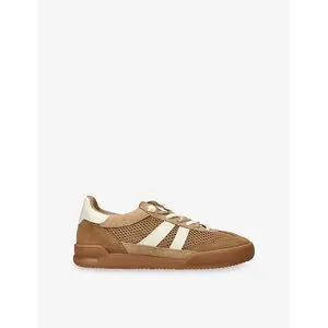 Steve Madden Verdict Suede Trainers - Tan