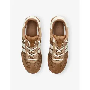 Steve Madden Verdict Suede Trainers - Tan