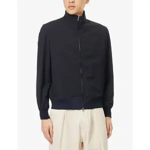 Orlebar Brown Alvaro High-neck Wool Jacket