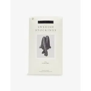 Swedish Stockings Lo Lace 40 Denier Stretch-knit Tights - Black