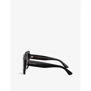 Dolce & Gabbana Butterfly-frame Acetate Sunglasses