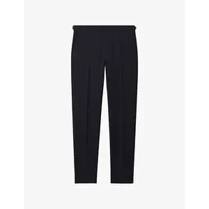 REISS Belmont Slim-fit Stretch Wool-blend Trousers