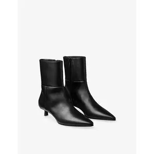 JIMMY CHOO Lory Ab 35 Leather Boots - Black