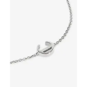 Monica Vinader Sterling Initial Charm Bracelet - Silver