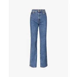 Khaite Danielle Straight-leg Denim Jeans