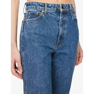Khaite Danielle Straight-leg Denim Jeans