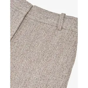 REISS Isla Wide-leg Stretch-woven Trousers