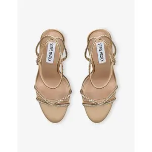 Steve Madden Juniper R 22h Satin Heeled Sandals
