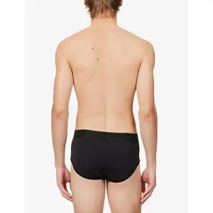 CHE Elasticated-waistband Pack Of Three Stretch-woven Briefs