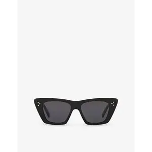 Celine Acetate Cat-eye Sunglasses - Black