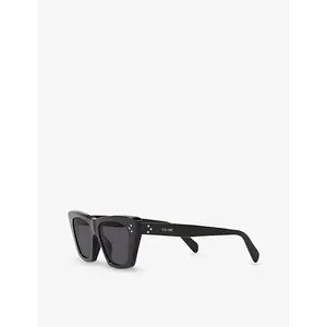 Celine Acetate Cat-eye Sunglasses - Black