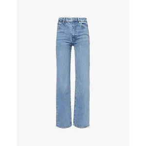 FRAME The Ruler High-rise Straight-leg Jeans - Indio