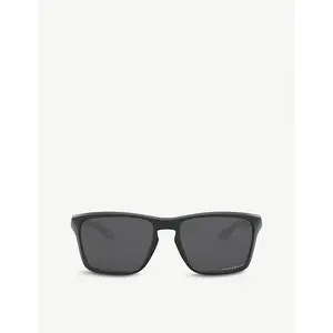 Oakley Sylas Rectangle Sunglasses - Black
