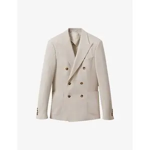 REISS Belmont Slim-fit Stretch Woven-blend Blazer