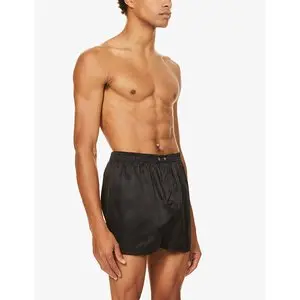 Derek Rose Woburn Regular-fit Silk Boxers