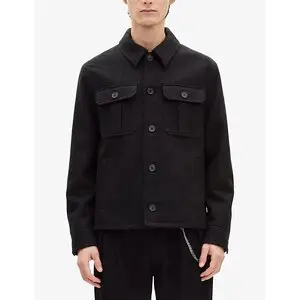 The Kooples Chest-pocket Wool-blend Jacket