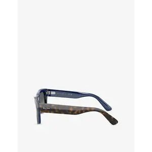 Ray-ban Rb7683s Cat-eye Acetate Sunglasses - Grey