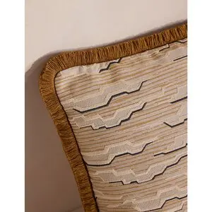 SOHO HOME Cloud Jacquard-pattern Square Woven Cushion 50cm X 50cm - Multi