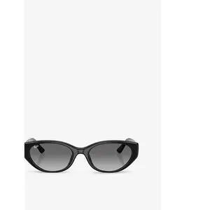 Ray-ban Rb4457d Bio-based Pillow-frame Injected Sunglasses - Black