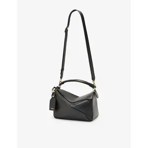 Loewe Puzzle Small Leather Top-handle Bag - Black