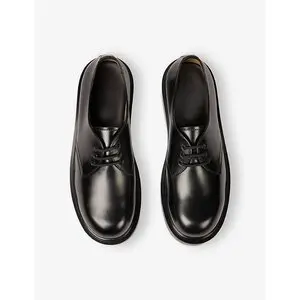 Sandro Patent Leather Derby Shoes