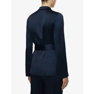 JOSEPH Archer Silk-satin Jacket