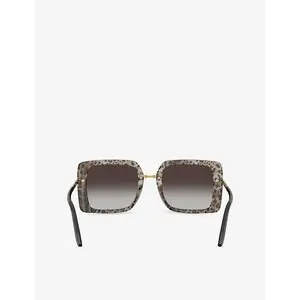 Dolce & Gabbana Dg4491 Square-frame Sunglasses - Black