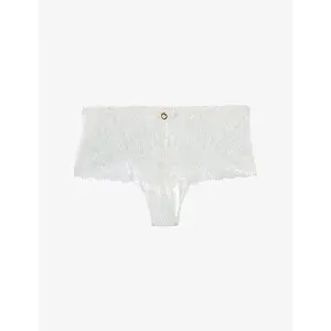 AUBADE Rosessence Mid-rise Stretch-lace Briefs - Opale