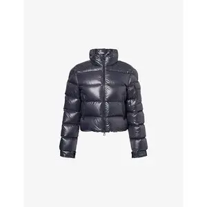 Moncler Petra Cropped Down Jacket - Black