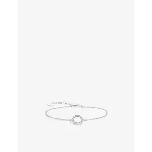 THOMAS SABO Circle Sterling Silver And Zirconia Bracelet - White