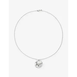 Monica Vinader Capricorn Zodiac Sterling Pendant Necklace - Silver