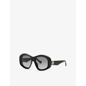 Loewe Pentagon Beveled Acetate Sunglasses