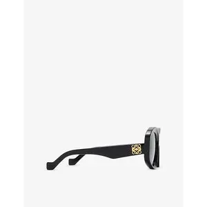 Loewe Pentagon Beveled Acetate Sunglasses